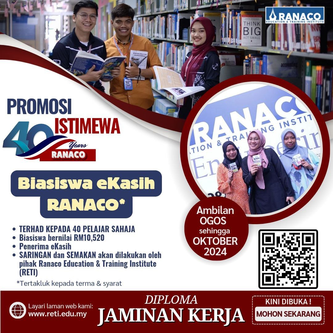 Ranaco Education & Training Institute | Register Now - Step Forward; Join Us at Ranaco